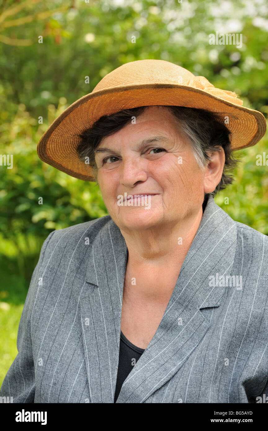 Senior woman - portrait Stock Photo - Alamy