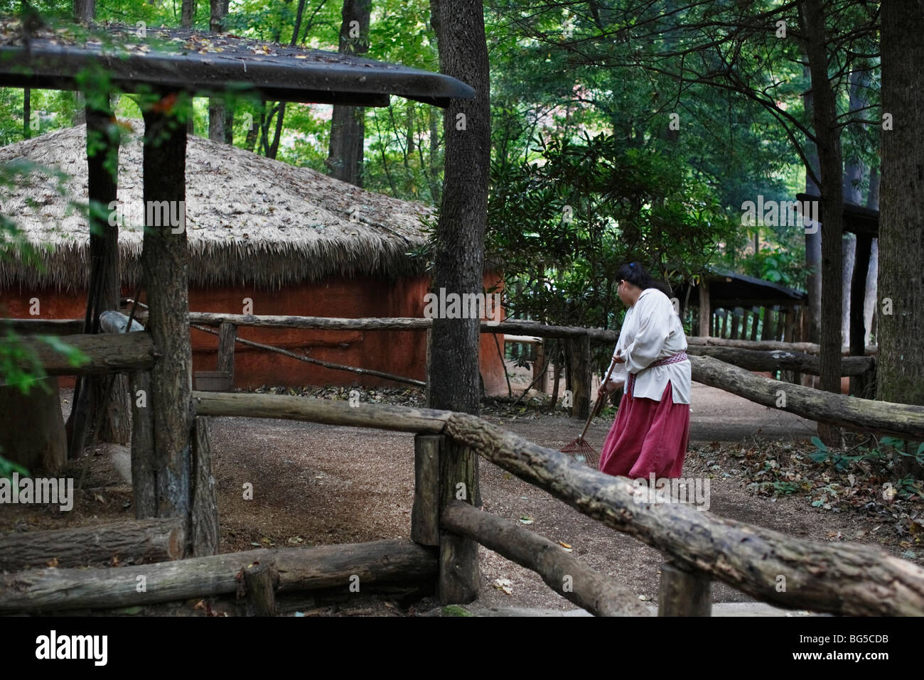 Native American Cherokee Indian Village