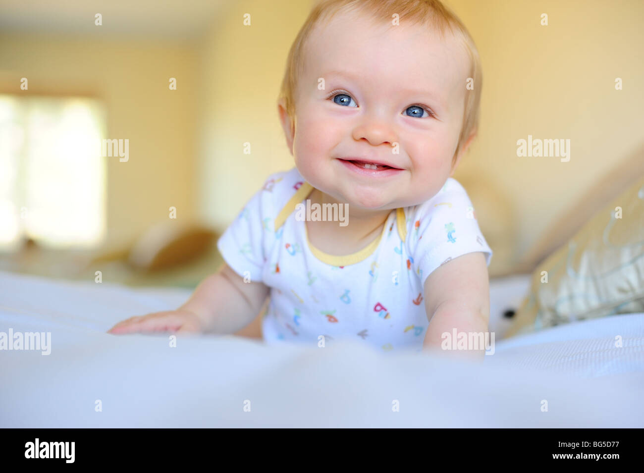 A happy baby Stock Photo - Alamy