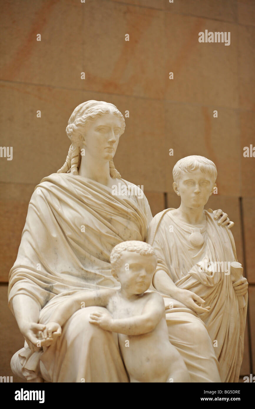 Cornelia, Mother of the Gracchi marble sculpture by Jules Cavelier ...