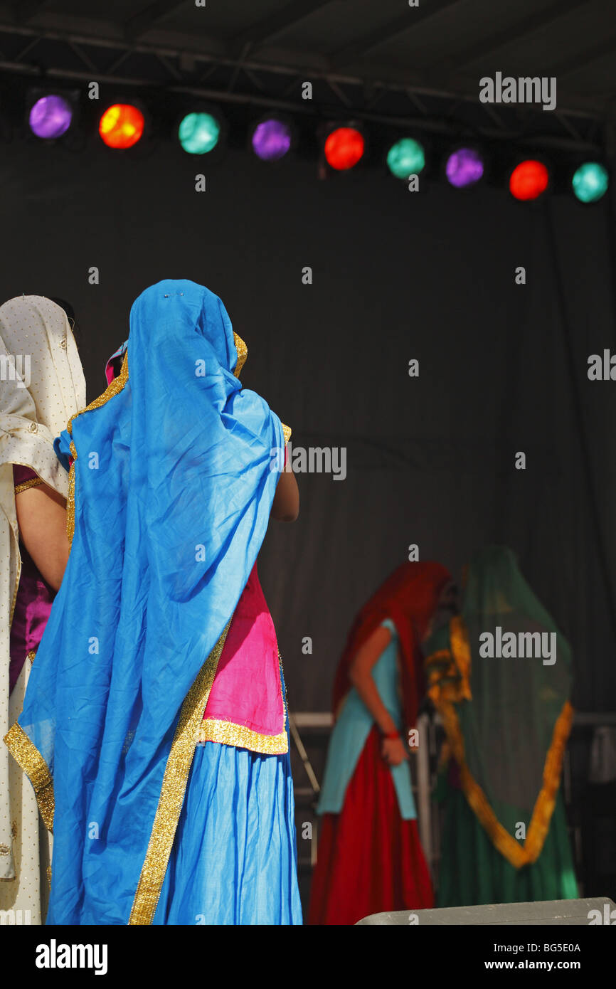 Punjabi folk performance Stock Photo - Alamy
