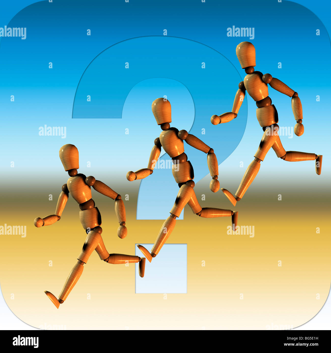 Confused question mark hi-res stock photography and images - Alamy