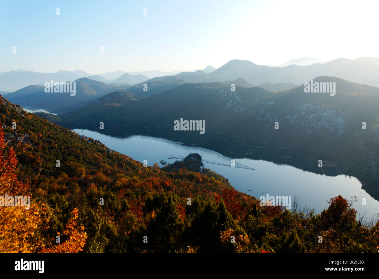 Rijeka Crnojevica, Skadar Lake National Park at Fall, Montenegro at ...