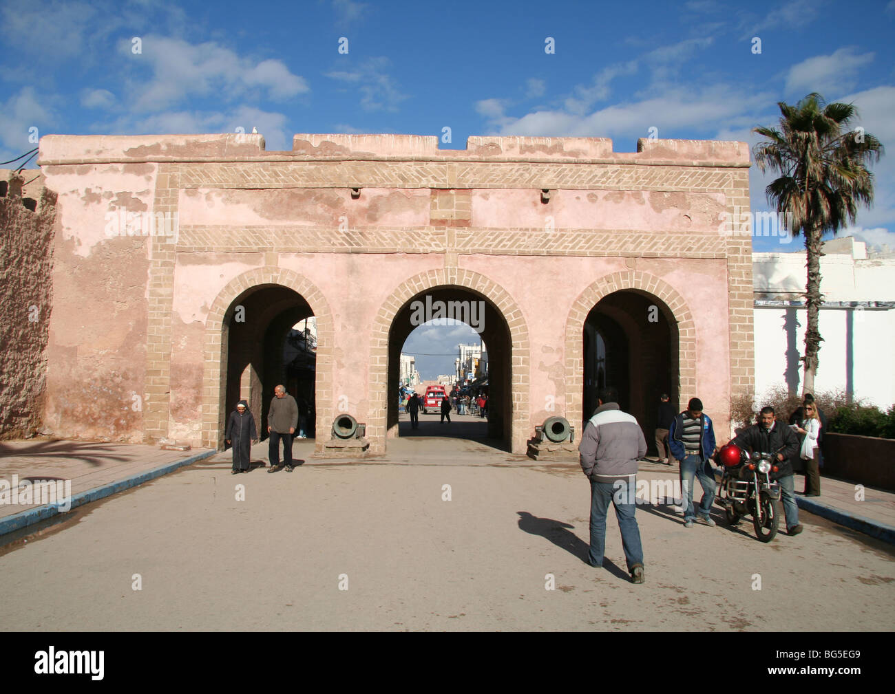 Essaouira city gate Stock Photo - Alamy