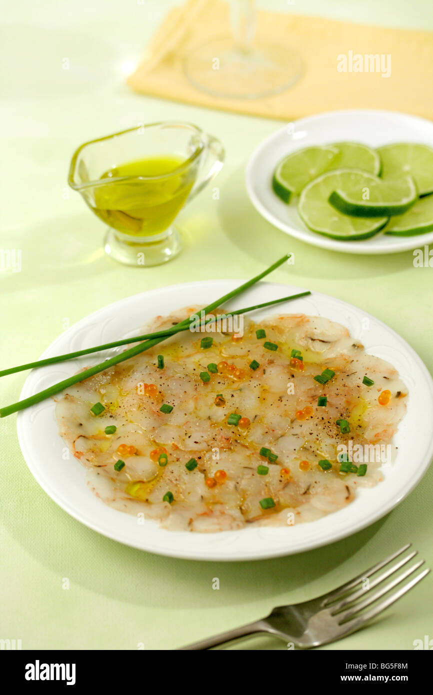 Carpaccio shrimp hi-res stock photography and images - Alamy
