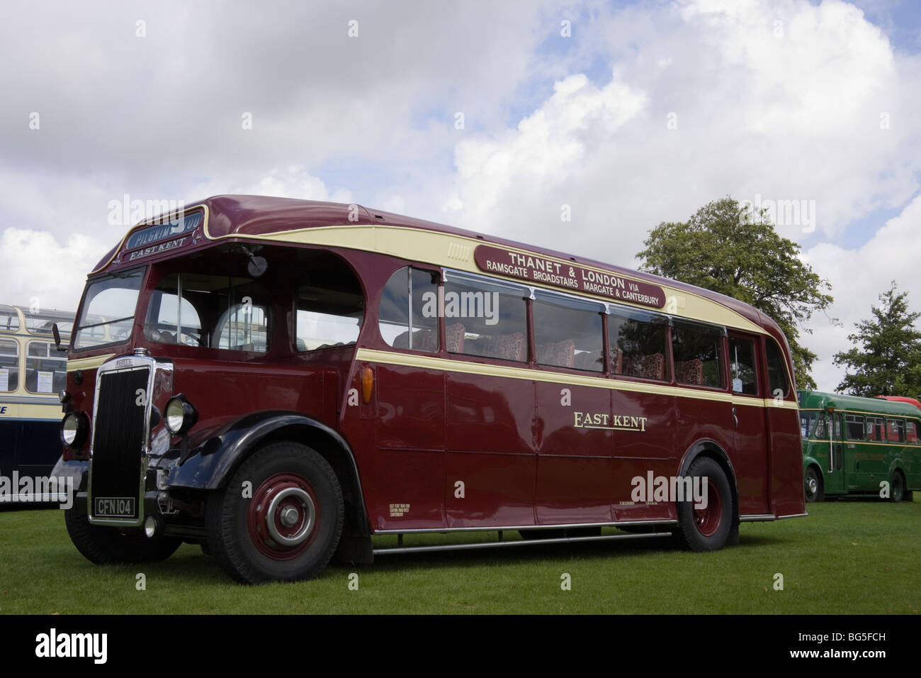 Leyland Tiger PS1/1 1948 Vintage Bus Stock Photo - Alamy