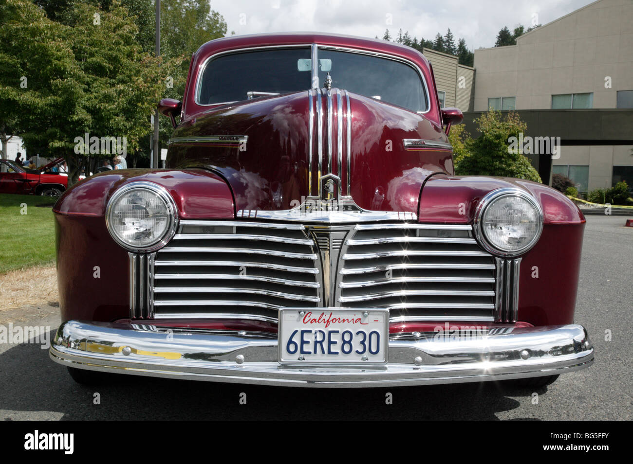 A Classic 1940s Pontiac Custom Torpedo eight Coupe on show at the North ...