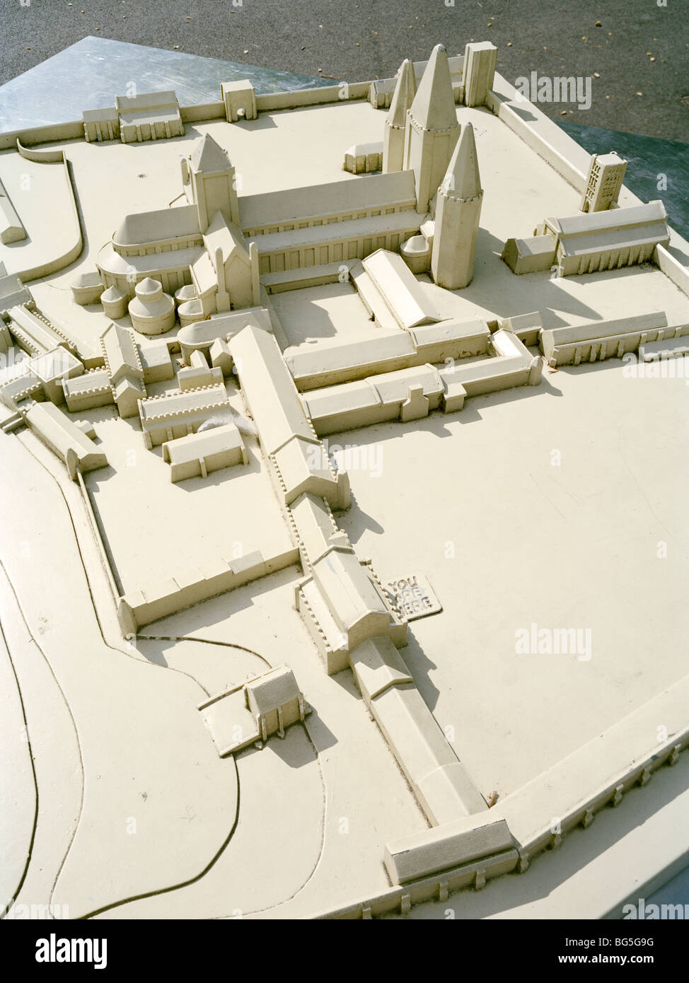Model of abbey hi-res stock photography and images - Alamy