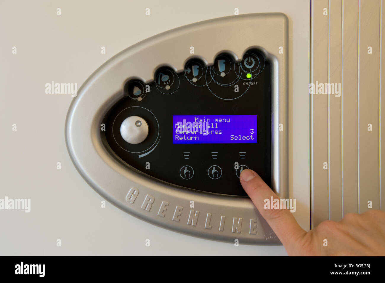 Digital ground source heat pump controller from Greenline Stock Photo ...