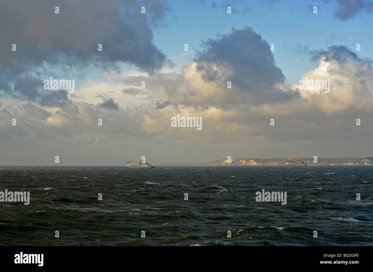 English channel ferry crossing Stock Photo - Alamy
