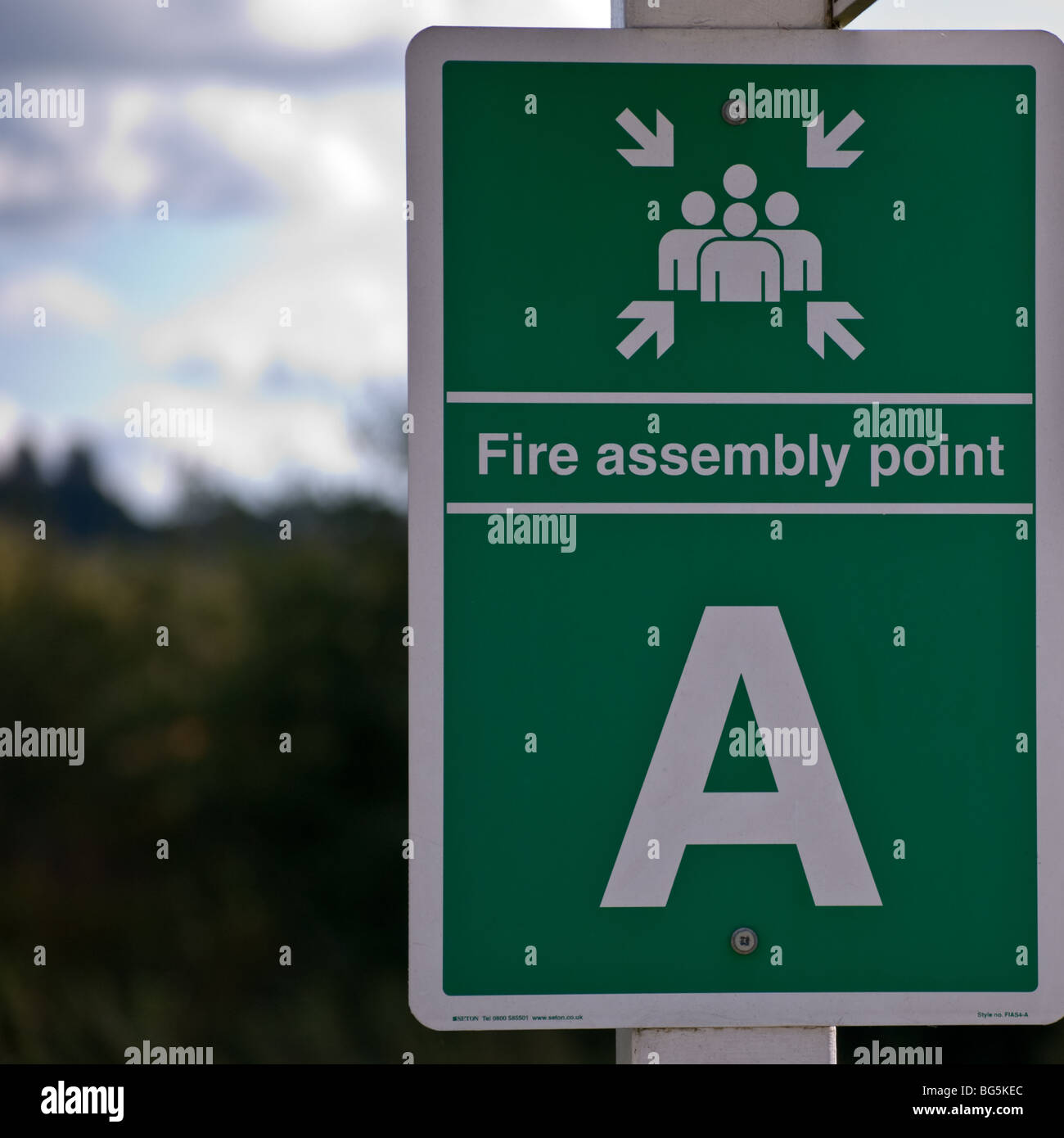 Fire assembly point hi-res stock photography and images - Alamy