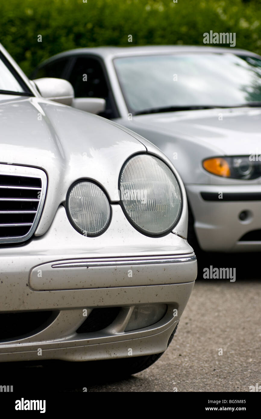 Mercedes headlights hi-res stock photography and images - Alamy