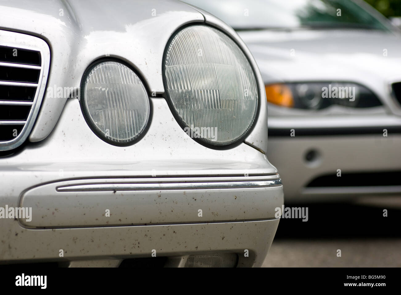Mercedes headlights hi-res stock photography and images - Alamy