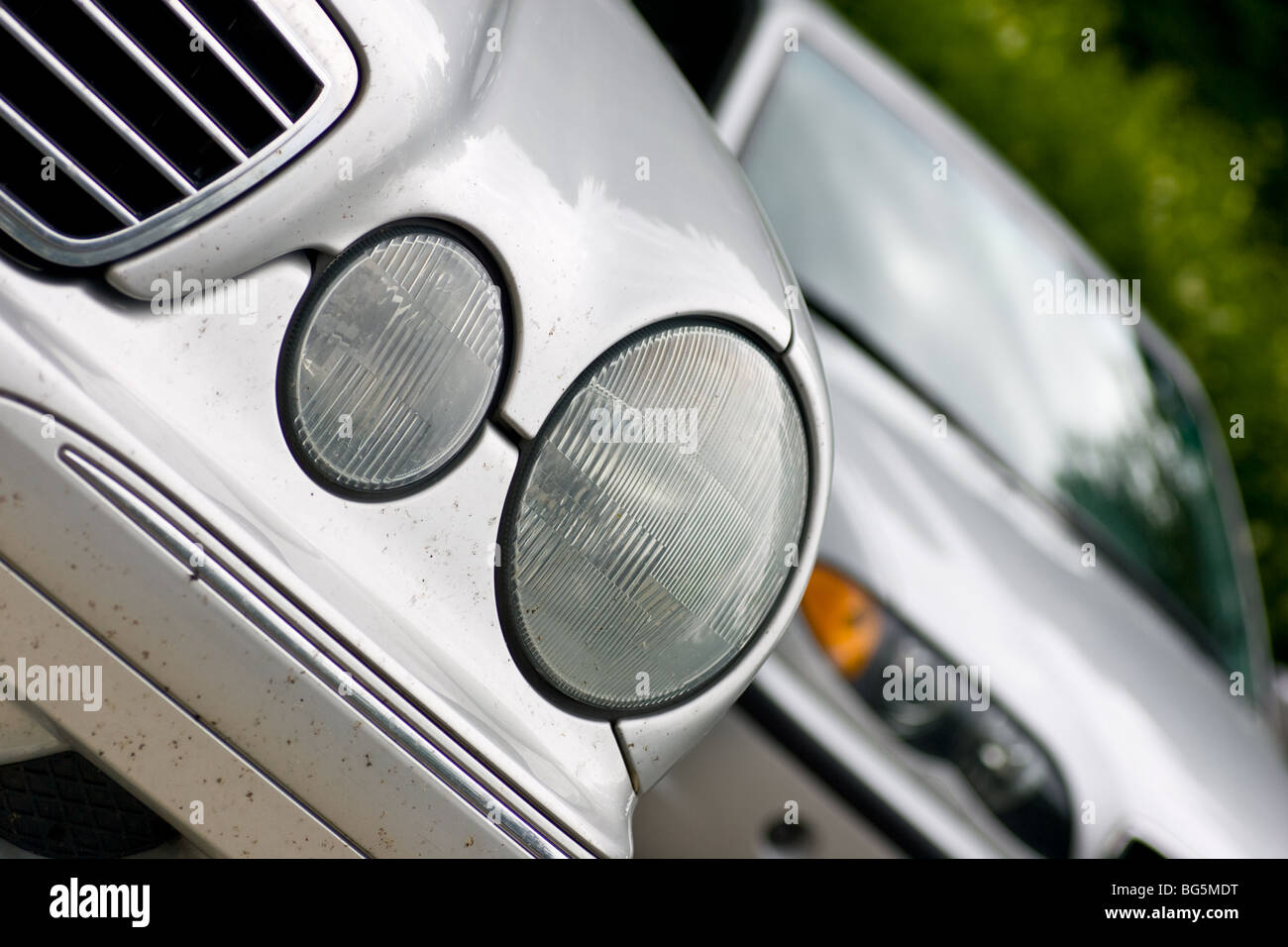Mercedes headlights hi-res stock photography and images - Alamy