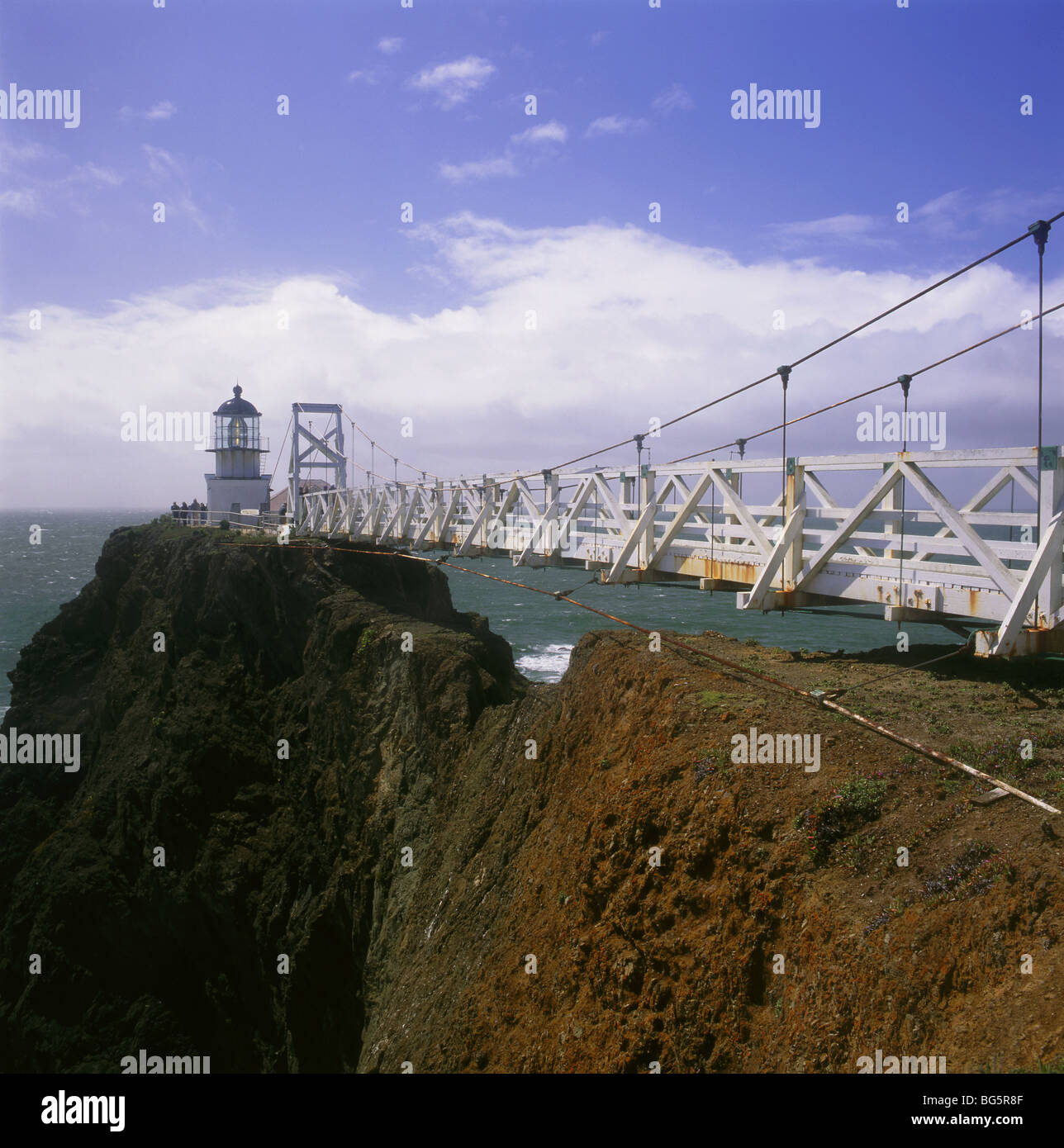CALIFORNIA - Bridge leading to Point Bonita Lighthouse in the Golden ...