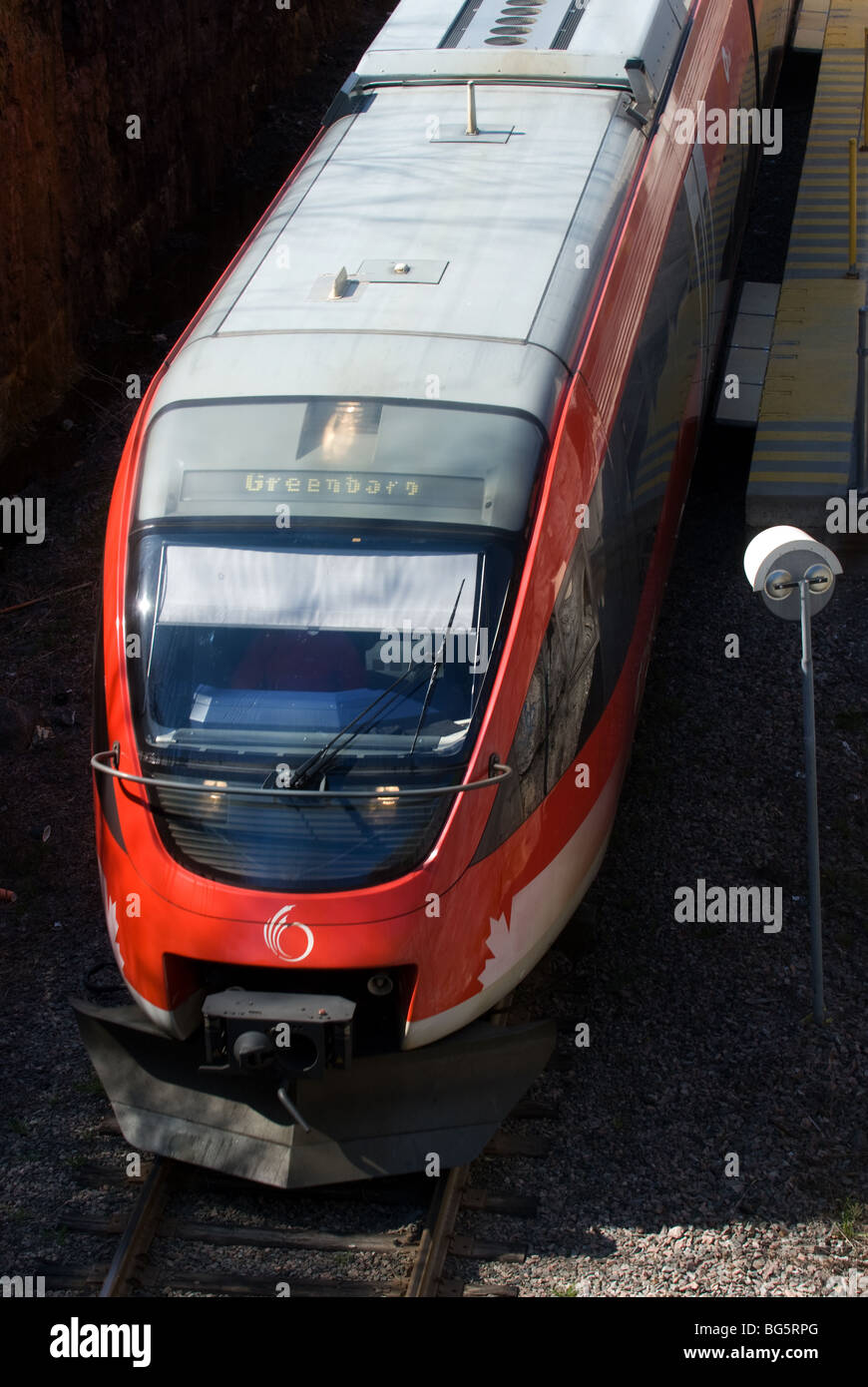 The O-Train was launched on October 15, 2001 in Ottawa, Ontario, Canada ...