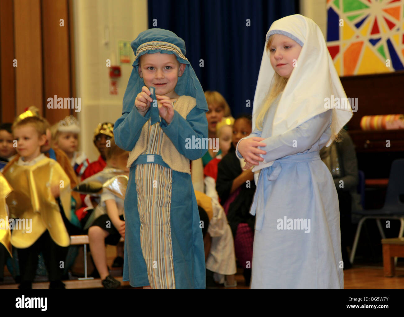 Children's Nativity Play Stock Photo - Alamy