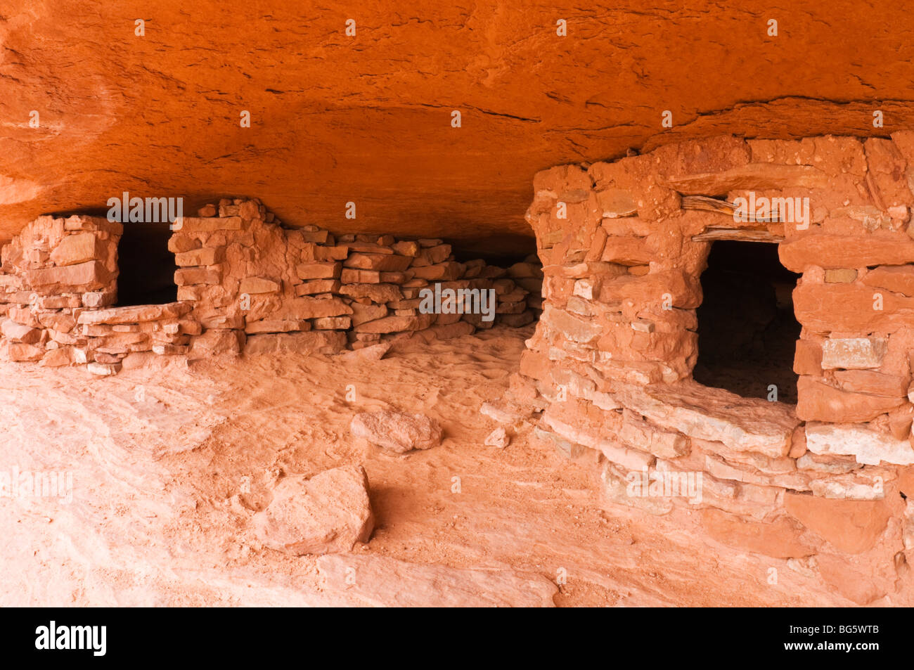Anasazi granaries on Aztec Butte, Island in the Sky, Canyonlands ...