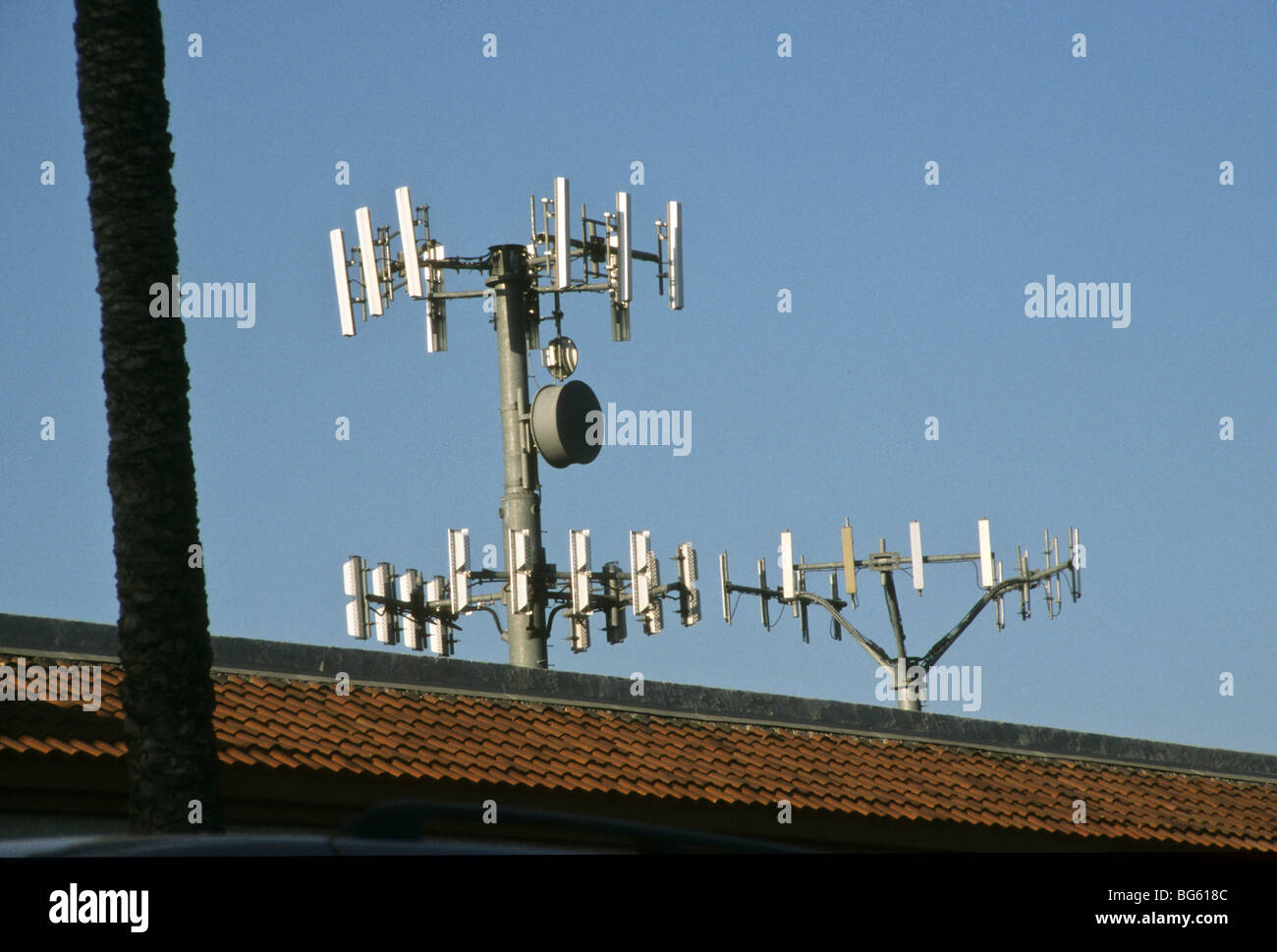 Cell phone tower cluster hi-res stock photography and images - Alamy
