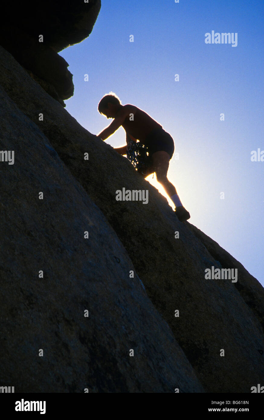 danger risk skill thrill climb sun cliff stone rope safe safety sky ...