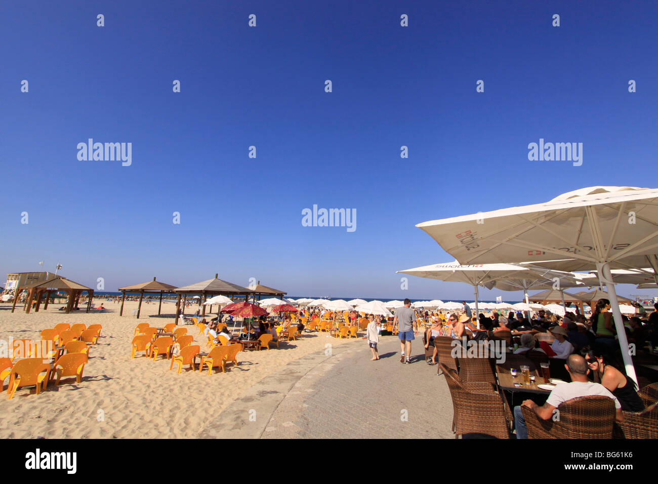 Israel, Tel Aviv-Yafo, Sheraton Beach Stock Photo - Alamy