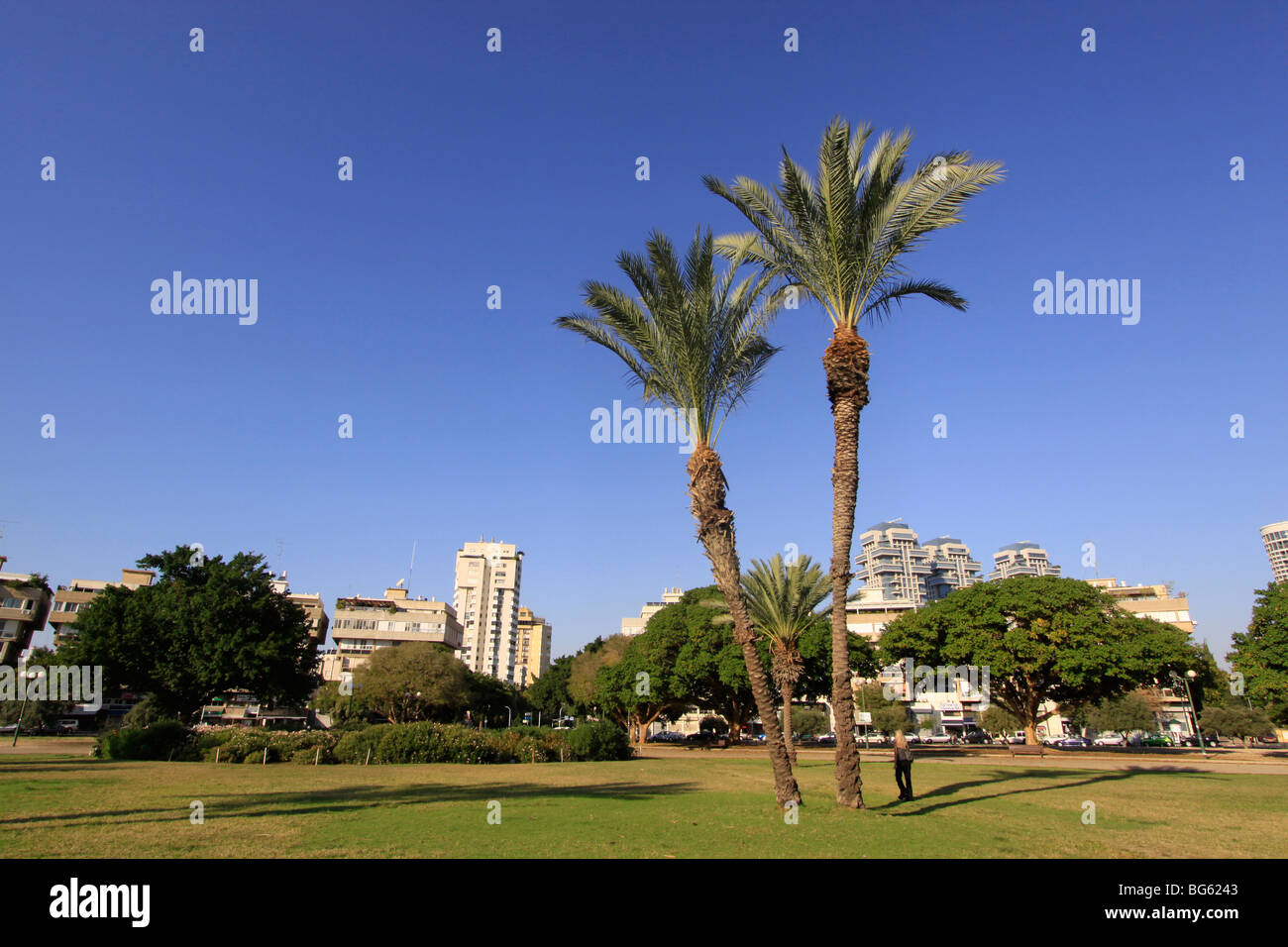 Israel, Hamedina Square in Tel Aviv Stock Photo - Alamy
