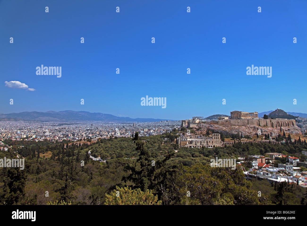 Parthenon and city skyline, Athens, Greece Stock Photo - Alamy