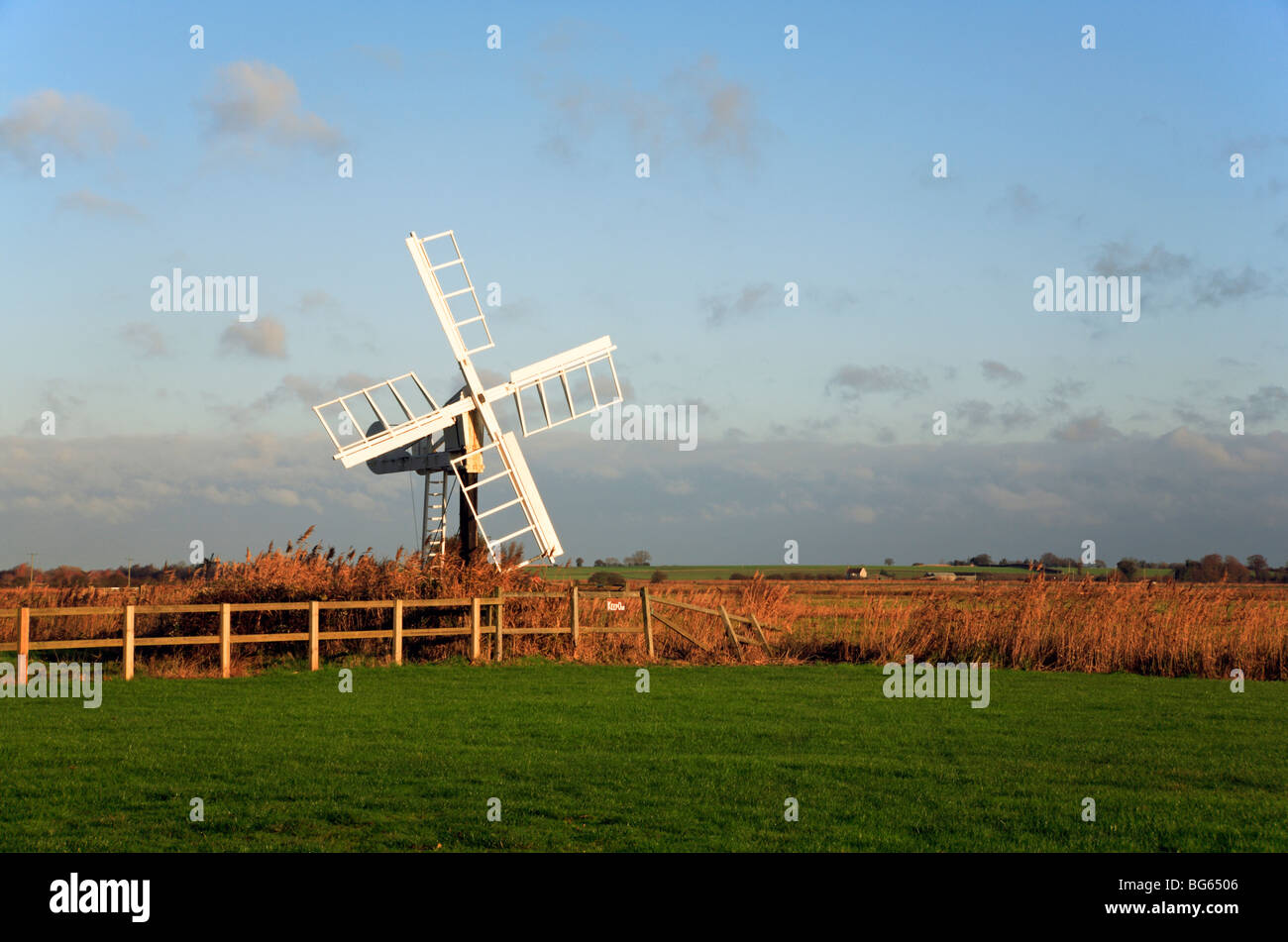 Palmer's Drainage Mill at Upton, Norfolk, England, United Kingdom ...