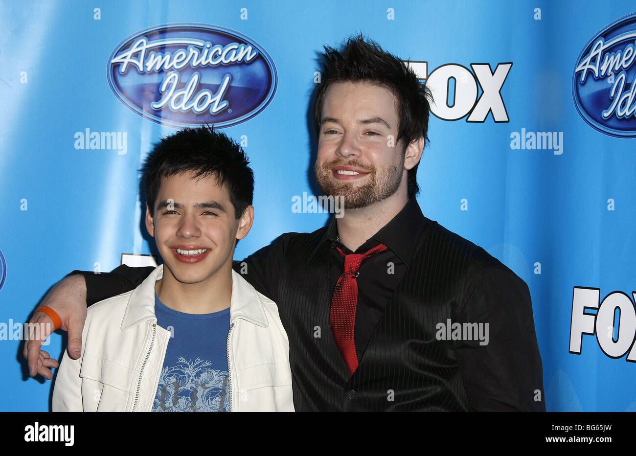 DAVID ARCHULETA DAVID COOK AMERICAN IDOL GRAND FINALE 2008 DAY 1 NOKIA ...
