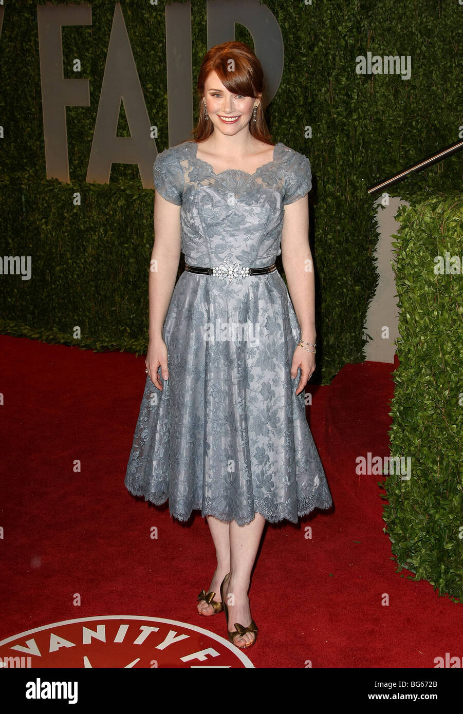 BRYCE DALLAS HOWARD ACTRESS WEST HOLLYWOOD LOS ANGELES CA USA 22/02 ...