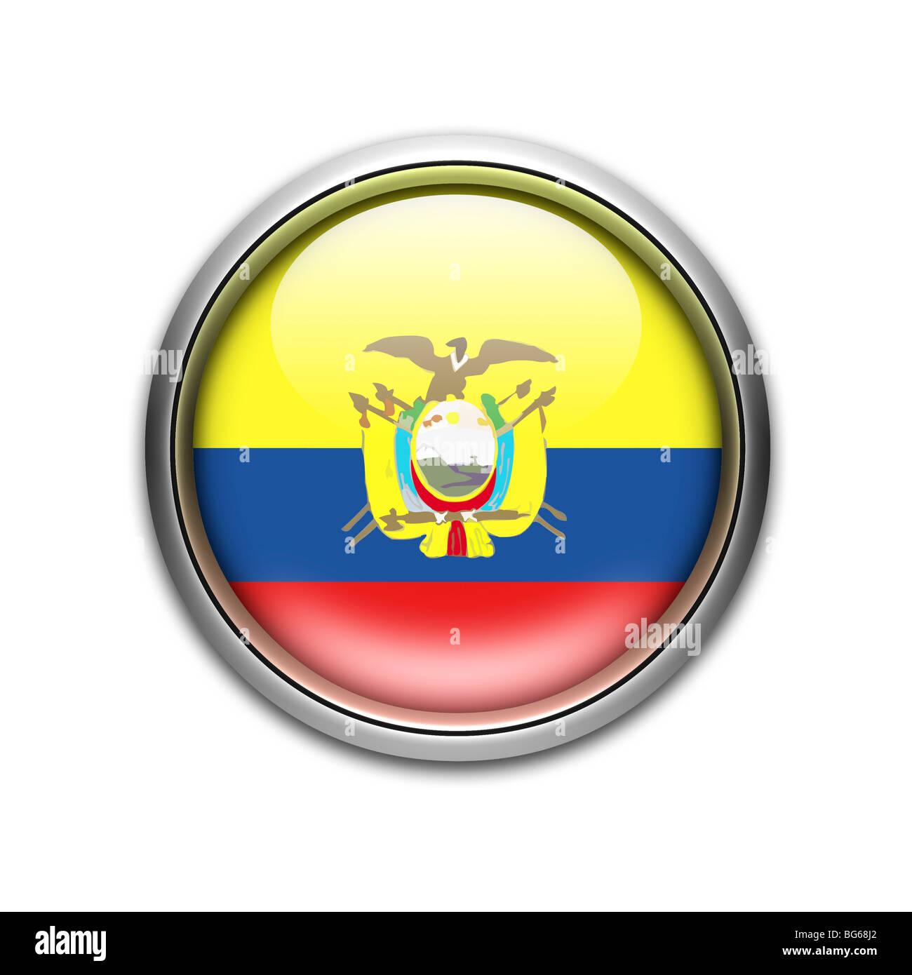 Ecuador flag Cut Out Stock Images & Pictures - Alamy