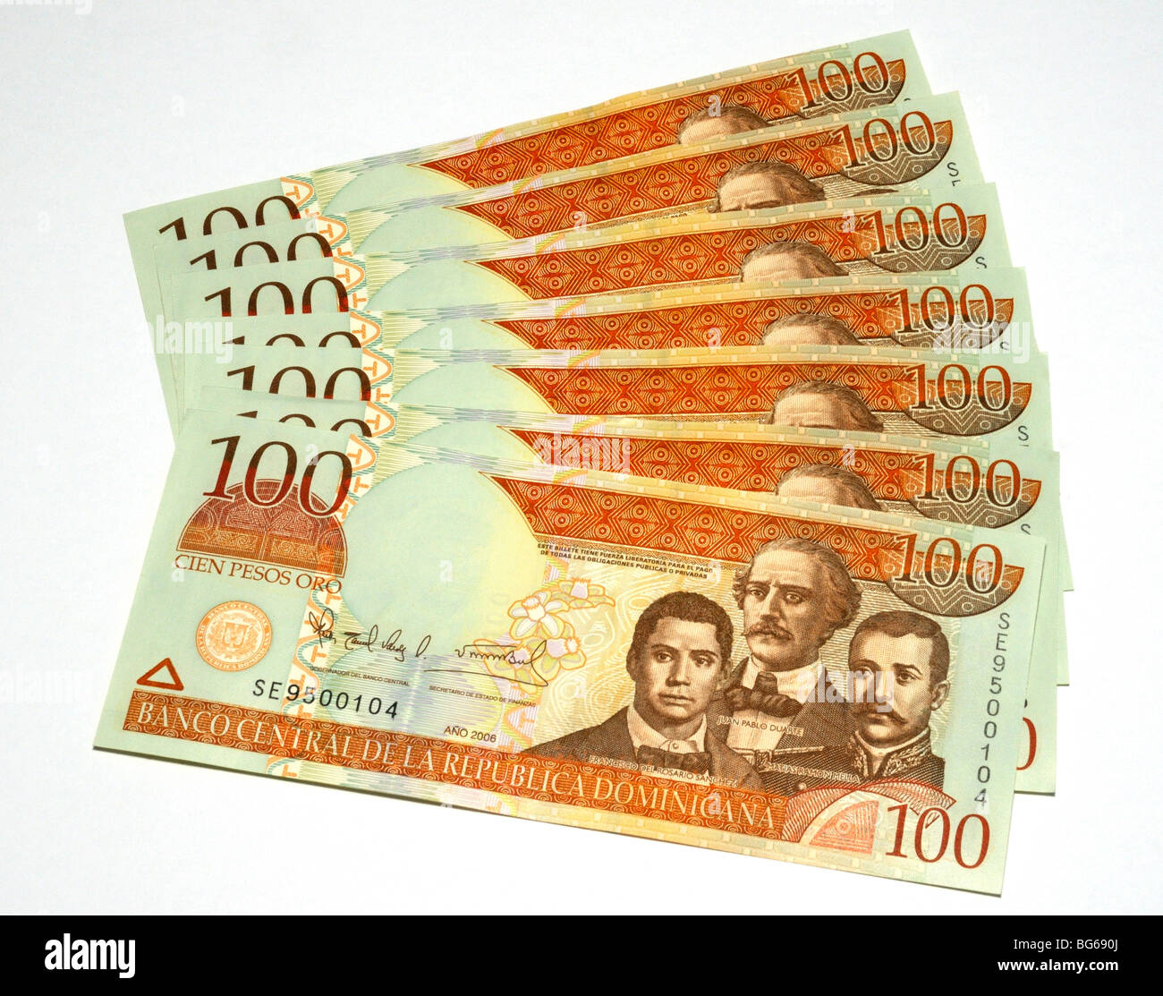 Dominican Republic Bank Notes Stock Photo - Alamy