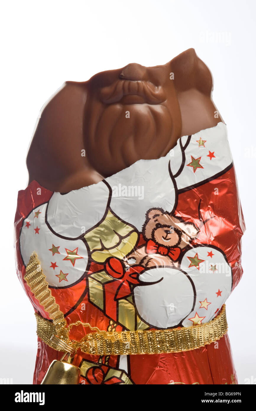 Chocolate santa hi-res stock photography and images - Alamy
