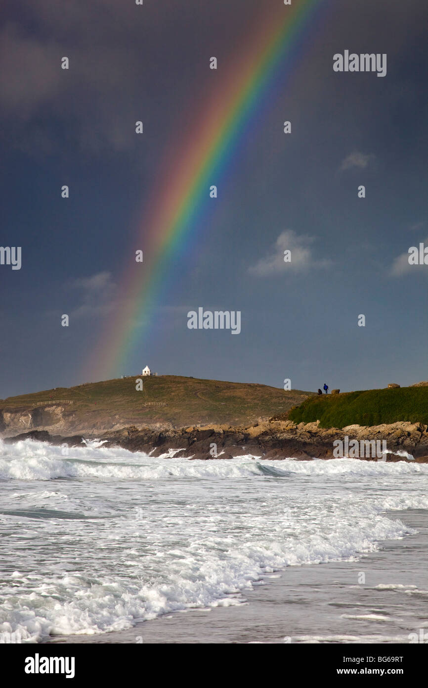 Newquay cornwall storm hi-res stock photography and images - Alamy
