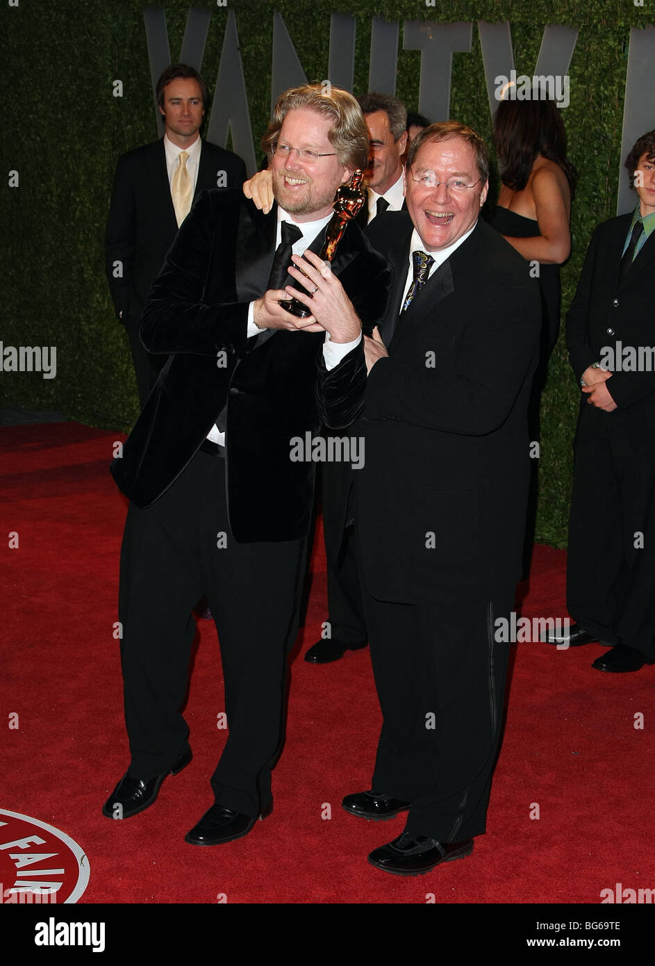 ANDREW STANTON JOHN LASSETER 2009 VANITY FAIR OSCAR PARTY WEST ...