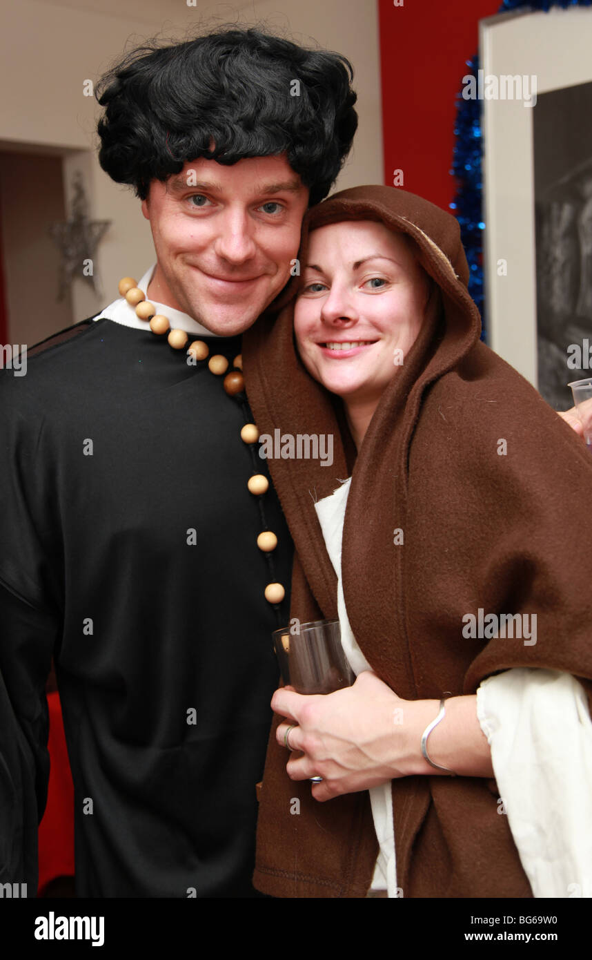 Adult fancy dress party Stock Photo - Alamy