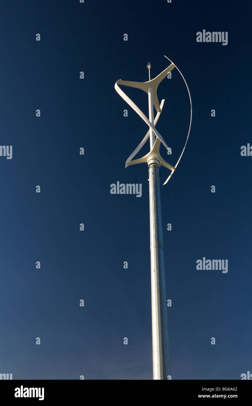 Urban Wind Power Turbine Birmingham West Midlands England UK Stock ...