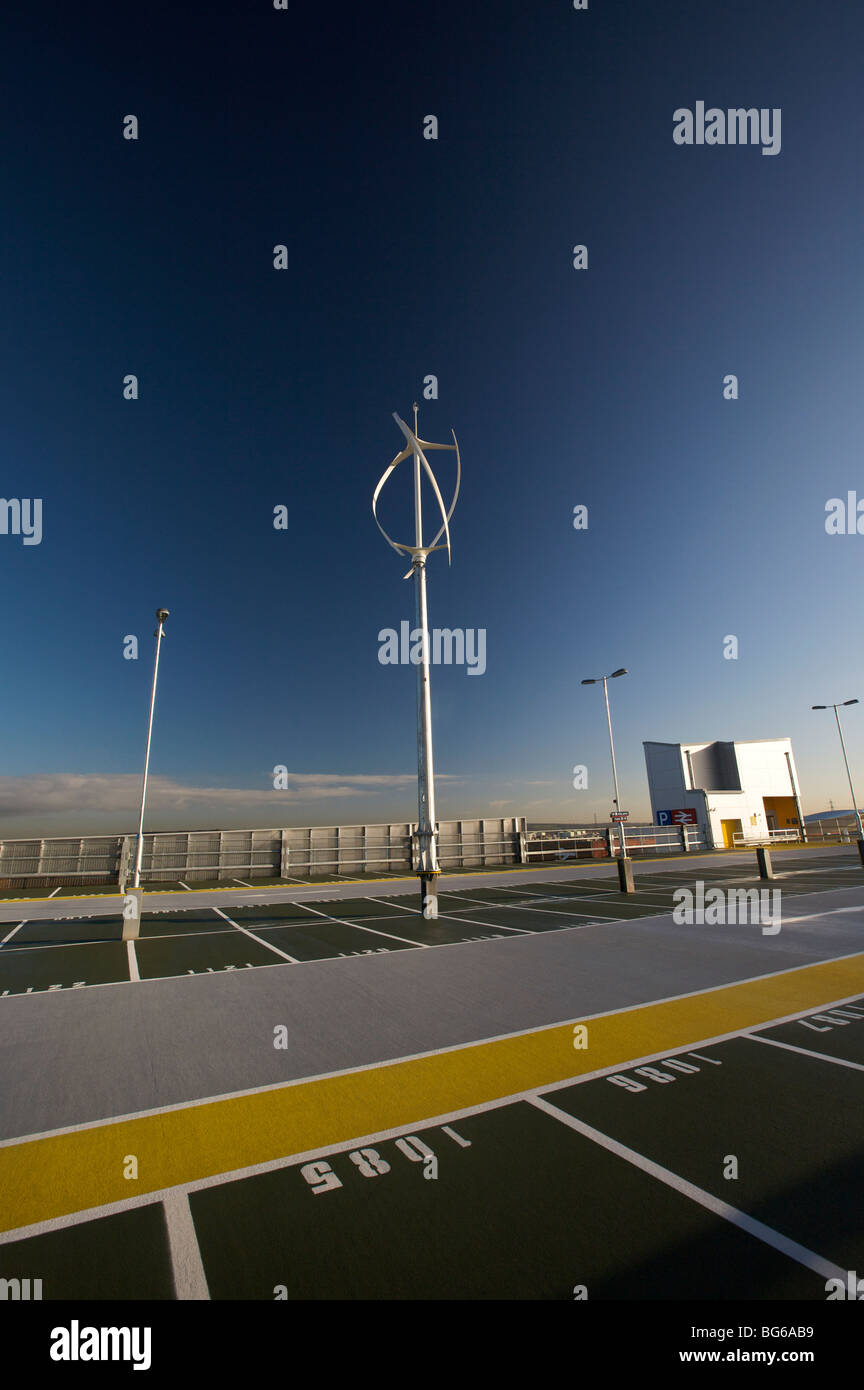 Urban Wind Power Turbine Stock Photo - Alamy