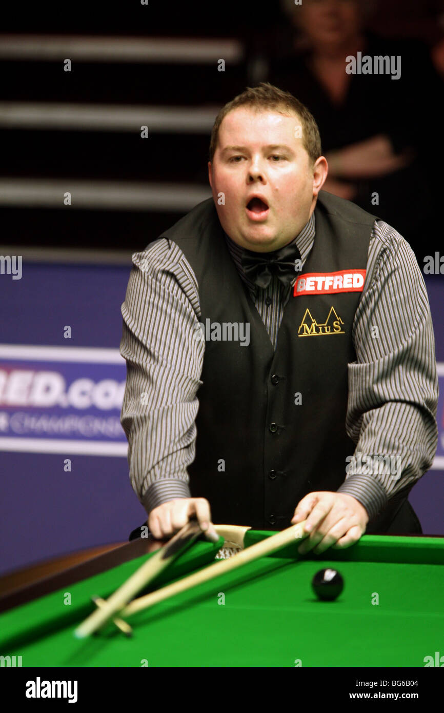 STEPHEN LEE WORLD SNOOKER CHAMPIONSHIP THE CRUCIBLE SHEFFIELD ENGLAND ...