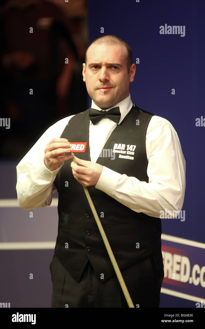 JAMIE BURNETT WORLD SNOOKER CHAMPIONSHIP THE CRUCIBLE SHEFFIELD ENGLAND ...