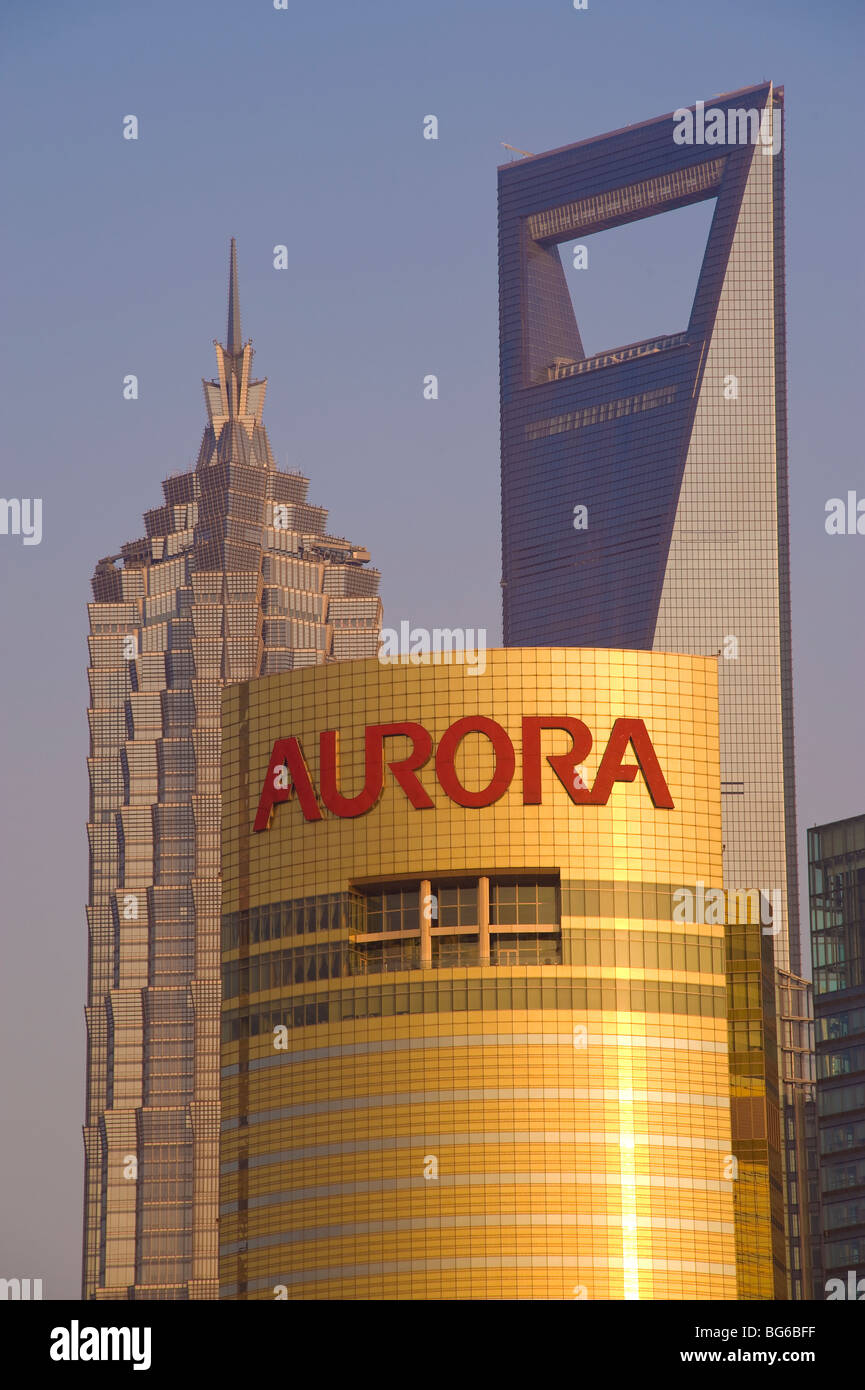 Modern skyline city shanghai hi-res stock photography and images - Alamy