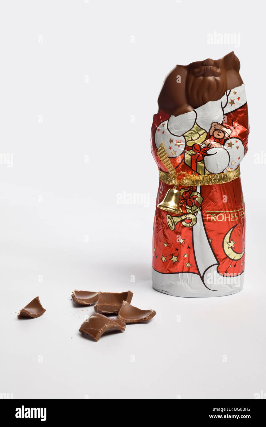 Chocolate santa hi-res stock photography and images - Alamy