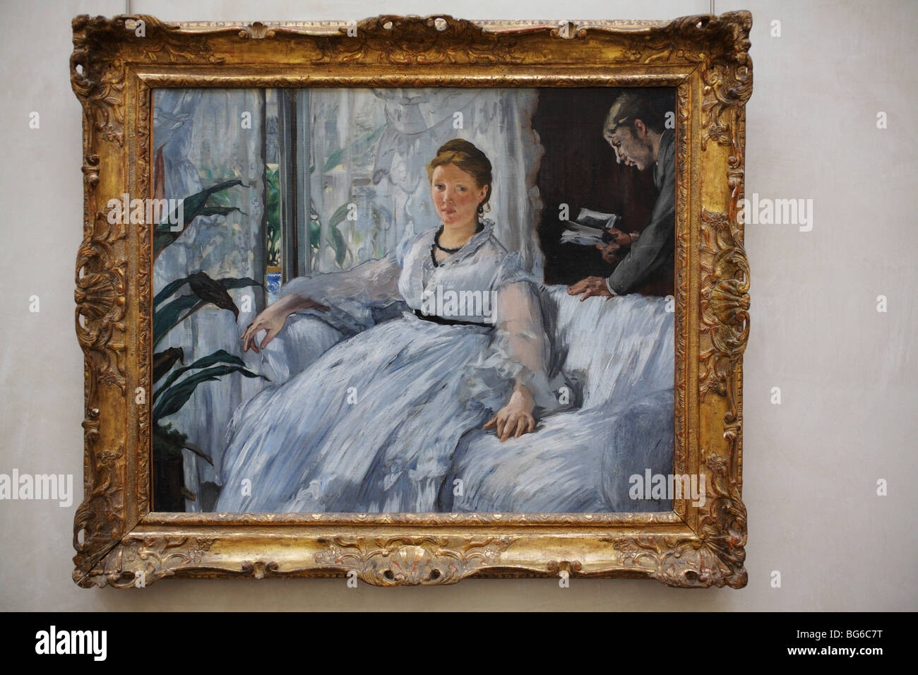 The reading (La lecture), by Edouard Manet, d'Orsay Museum, Paris ...