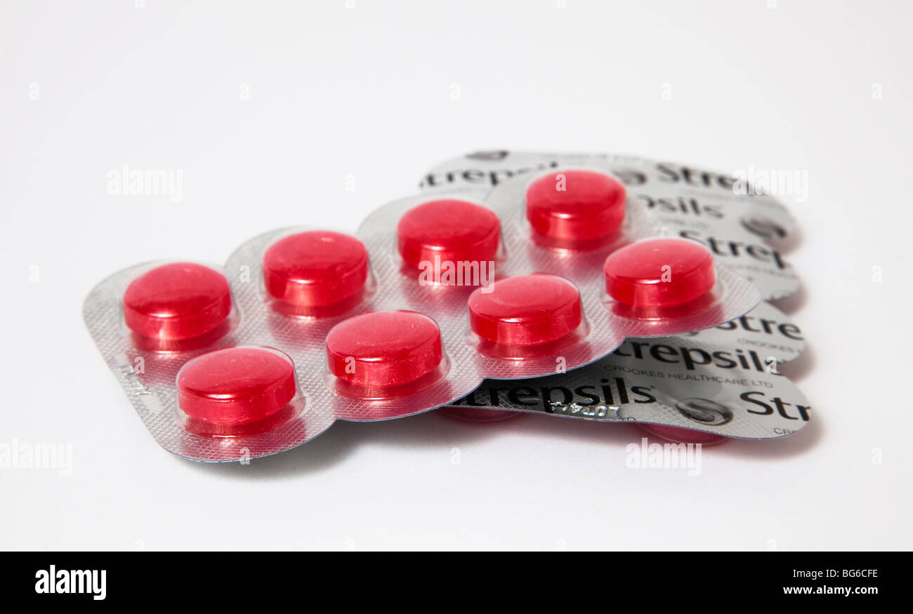 Throat lozenges hi-res stock photography and images - Alamy