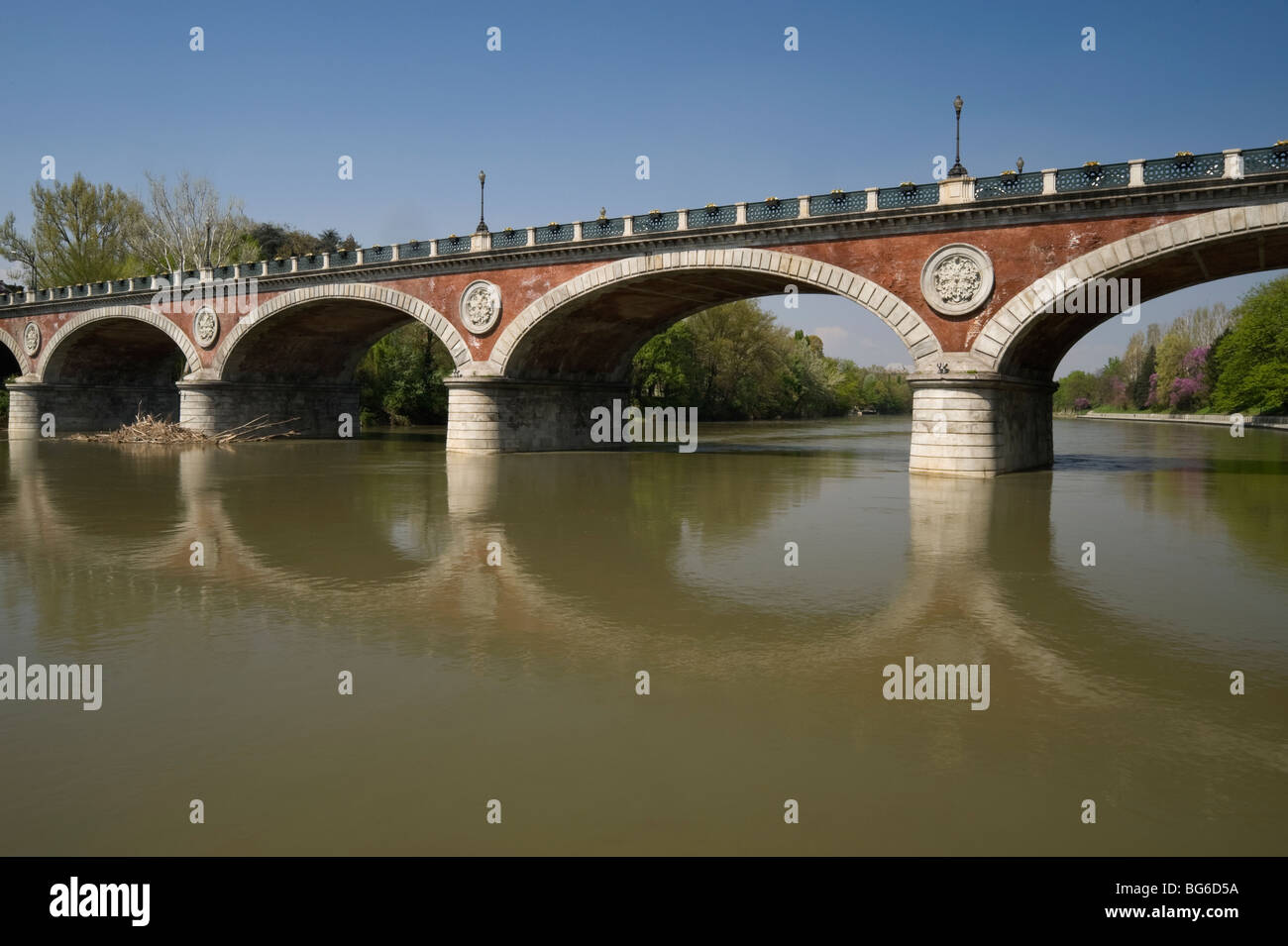 Po river isabella bridge hi-res stock photography and images - Alamy