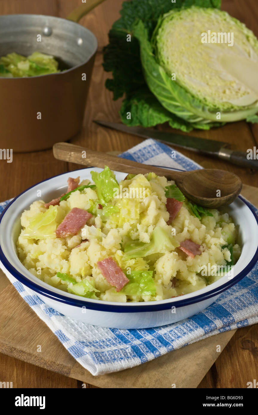 Colcannon Ireland Potato and cabbage dish Stock Photo - Alamy