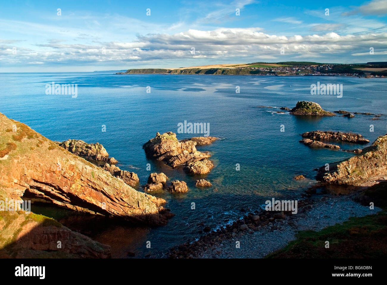 Cullen Bay, Aberdeen Shire, Scotland, UK Stock Photo - Alamy