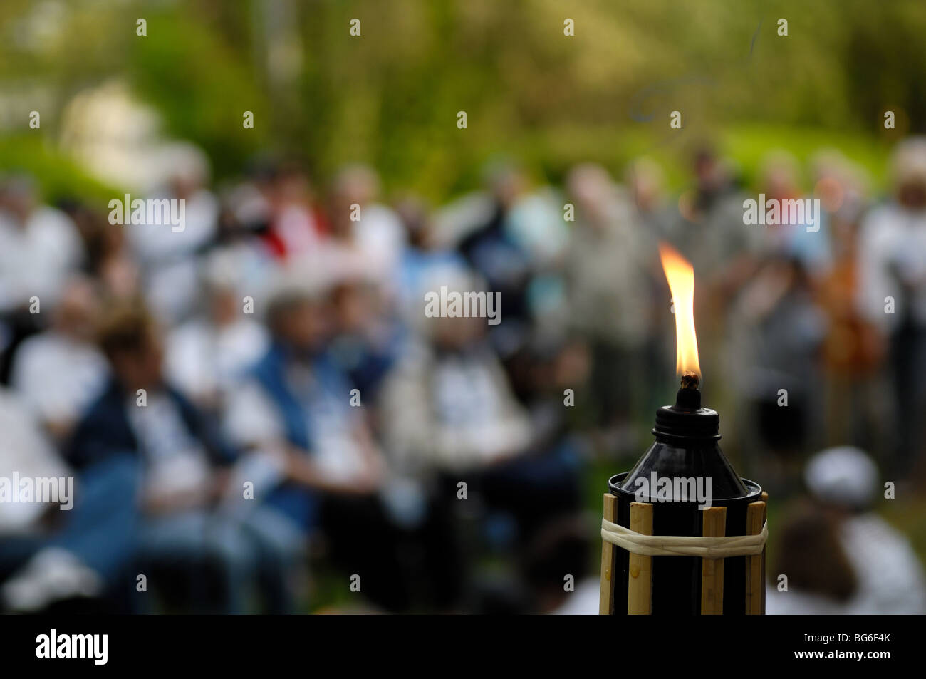 Community Memorial Service Stock Photo - Alamy
