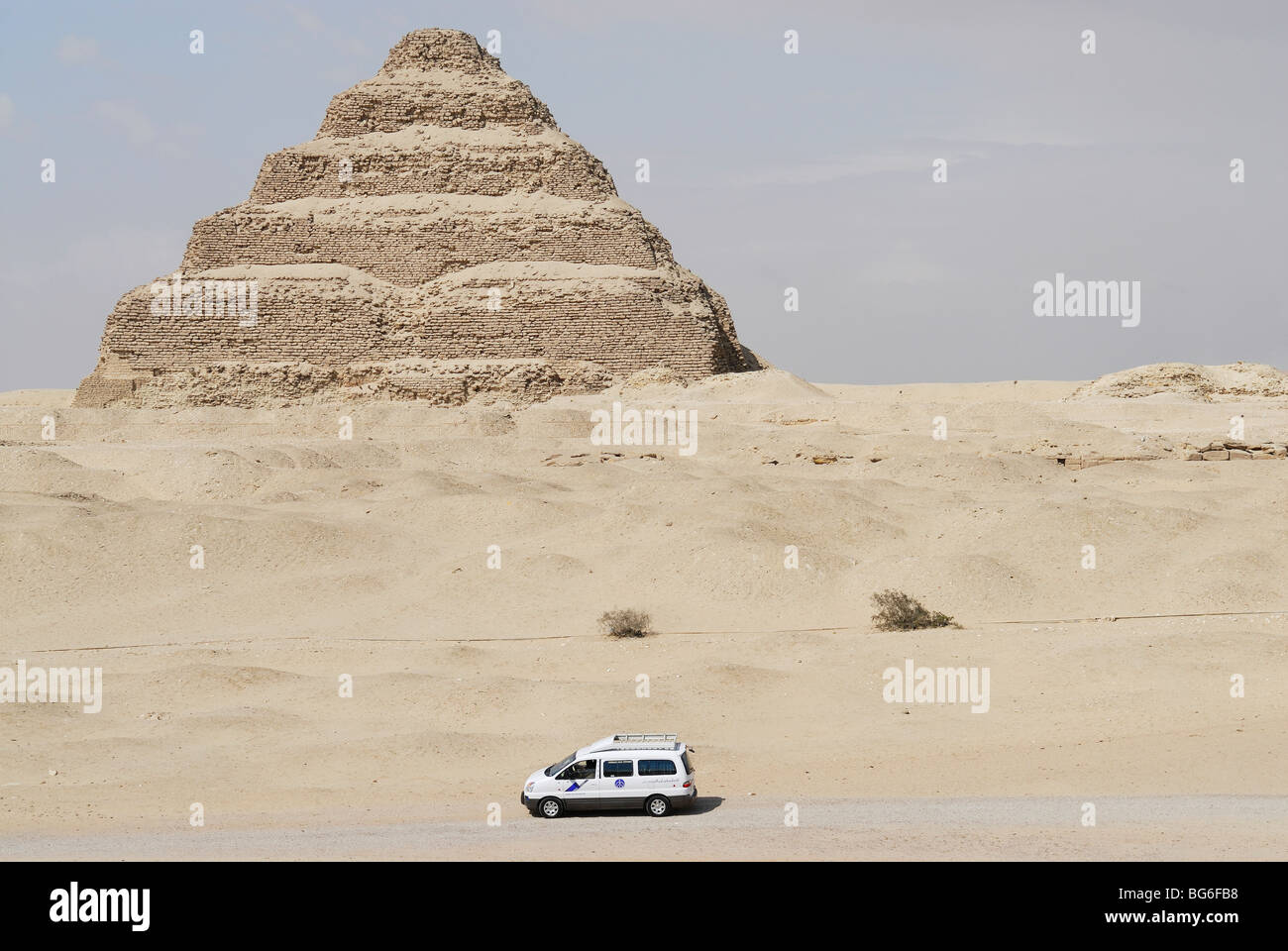The step pyramid of Djoser, Saqqara, Egypt Stock Photo - Alamy