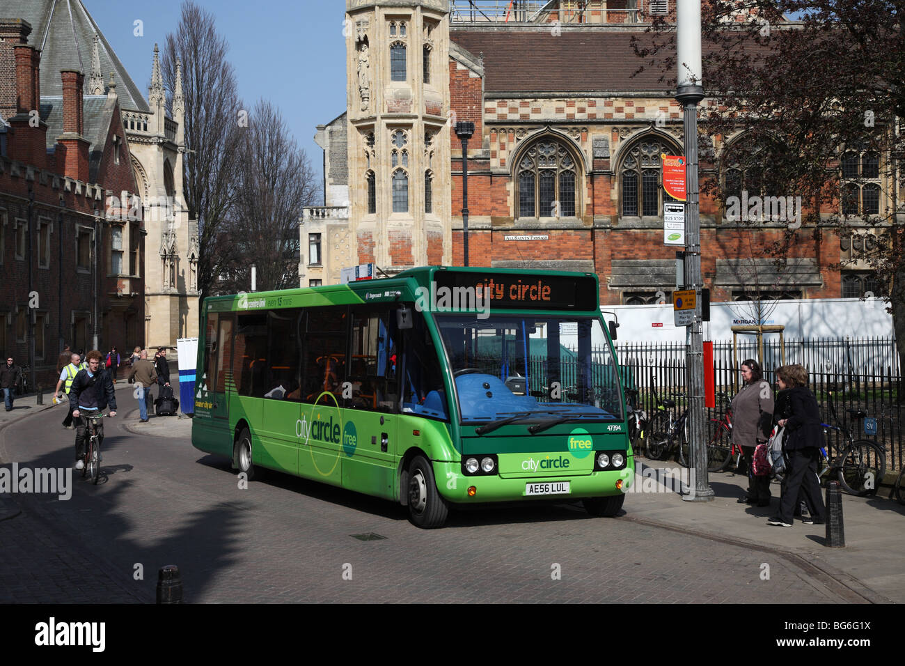 Cambridge bus stop hi-res stock photography and images - Alamy